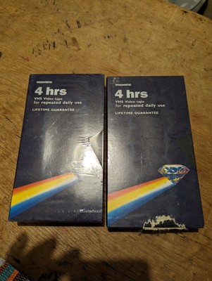 Pair Of BRAND NEW - Woolworths 4hrs / 240 mins Blank VHS Video Cassette ...