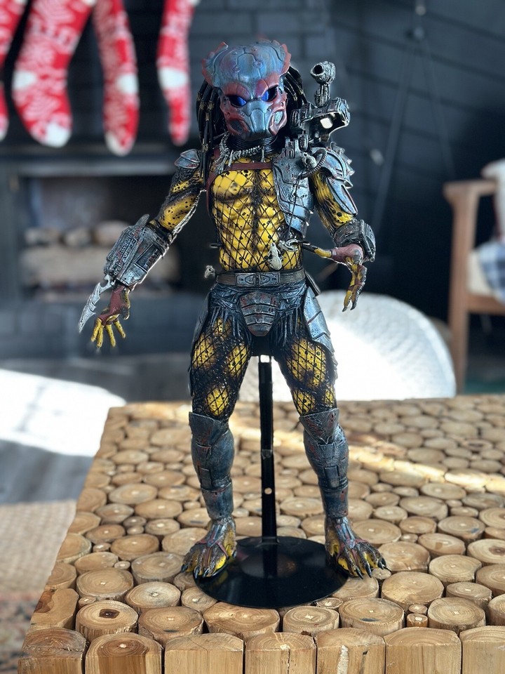 Custom 1/4 Wasp Predator Mask For Neca Jungle Hunter Predator -MADE TO ...