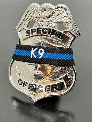 Police K9 Officer Memorial Badge Keepsake Nickel Finish | eBay