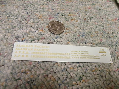 Herald King decals HO Alaskan Pacific dulux ZZ14 | eBay