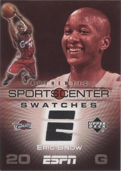 2005-06 Upper Deck ESPN - Sportscenter Swatches Eric Snow #SCS-ES (MEM ...