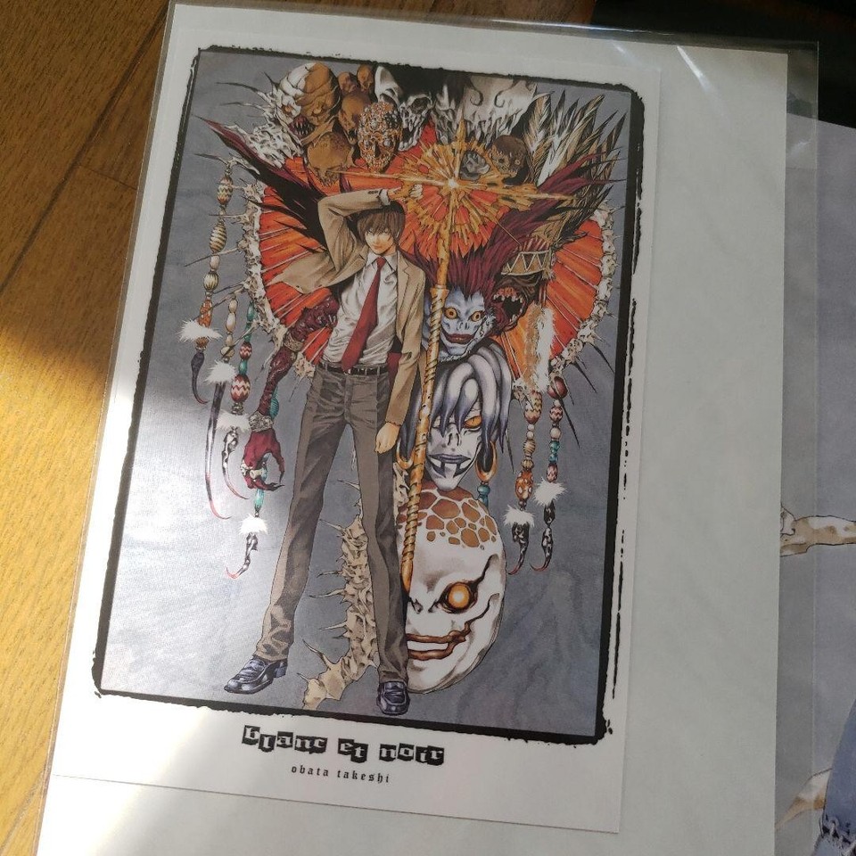 DEATH NOTE Blanc et noir Takeshi Obata Art Book Collections of work ...