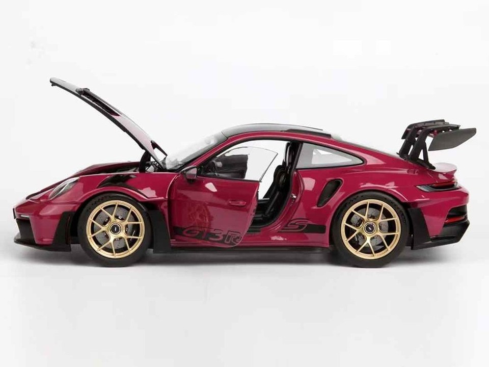 2022 PORSCHE 911 GT3 RS WEISSACH PACK RUBY STAR RED 1/18 DIECAST BY ...