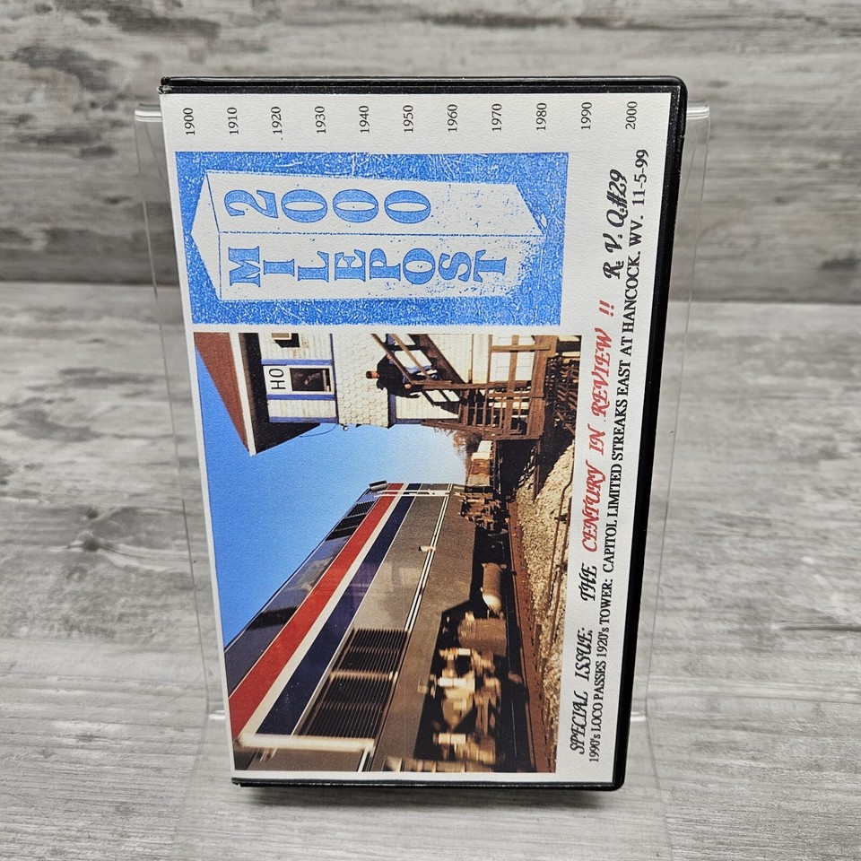 Railroad Video Quarterly VHS Lot (8) #25-27 #29-33 1990s Y2K | eBay