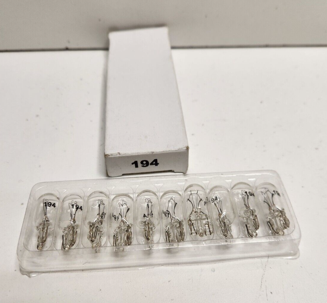 LOT OF 10 NEW OLD STOCK! EIKO 14V .27A INCANDESCENT LIGHT BULBS 194 | eBay