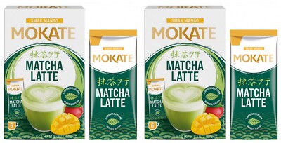 MOKATE Matcha Latte MANGO 2 x 6 sachets - 12 pcs sachets | eBay