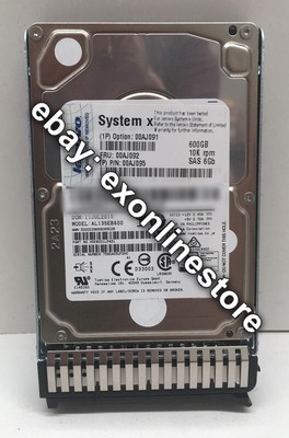 00AJ091 - 600GB 10K 6Gbps SAS 2.5" G3 Hot Swap HDD (FRU: 00AJ092 ...