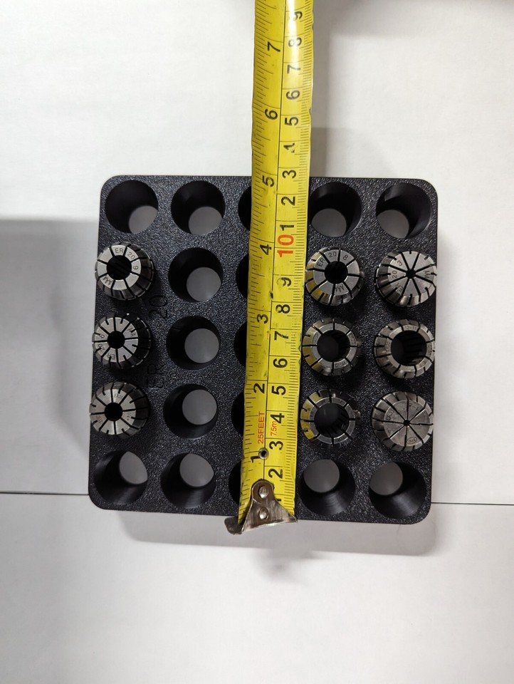(2pack)ER-20 Collet caddy/Tray store and organize your toolbox sort ...
