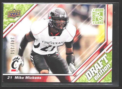 2009 Upper Deck Draft Edition - Mike Mickens #75 Green /350 (RC) for ...