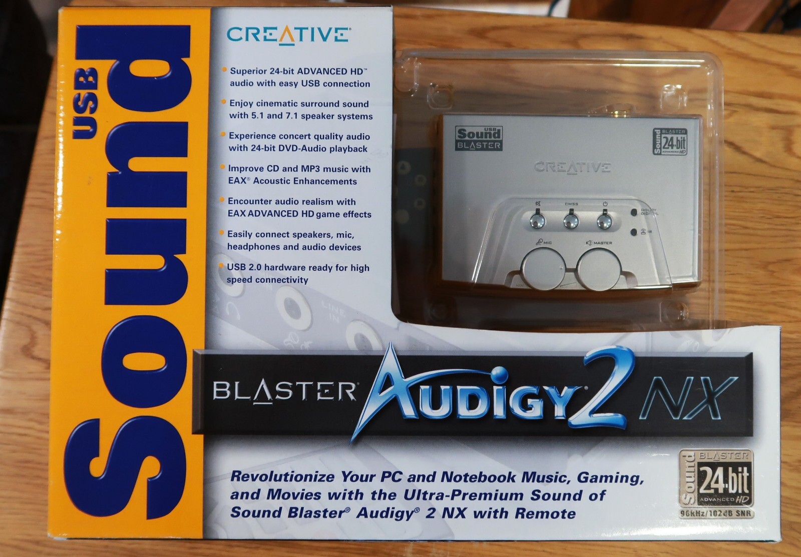 Creative Sound Blaster Audigy USB 2.0 (SB0300) Sound Card for sale ...