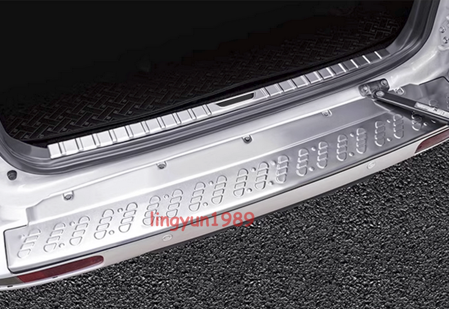 Stainless Steel Rear Bumper Guard Sill Plate For Mitsubishi Pajero ...