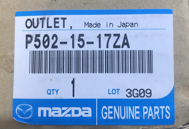 Mazda P5021517ZA Genuine OEM Water Outlet for sale online | eBay