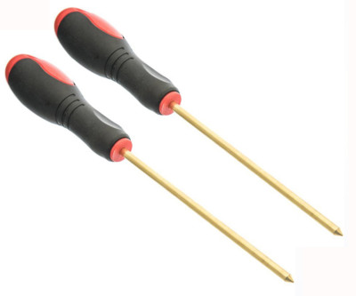 New 2 Brass Coin Probe Metal Detecting Detector Find Gold Silver ...