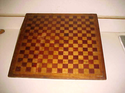 CHECKERBOARD - vintage HAND MADE PRIMITIVE - Pennsylvania Farm | eBay