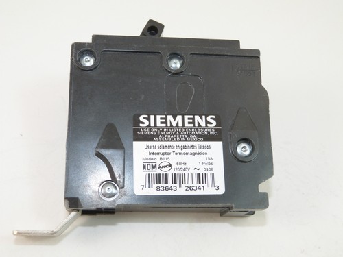 Siemens B115 1p 15a 120v Type BL Circuit Breaker NEW 1yr Warranty | eBay