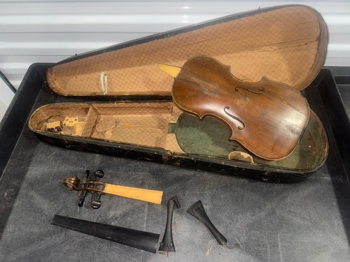 Antique German HOPF 4/4 Violin For Restore Repair | eBay
