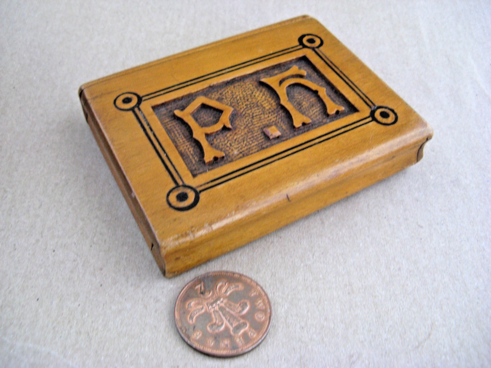 Antique small box in book form - use ? | eBay UK