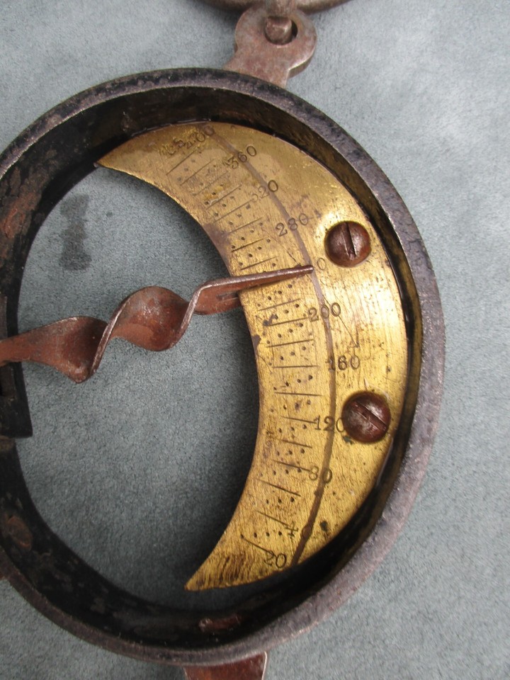 Buffalo Hide Scale - Fur Trappers C-Balance Scale - Antique - Marked ...