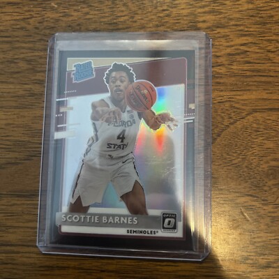 Scottie Barnes 2021 CHRONICLES DRAFT "OPTIC RATED ROOKIE" BLACK PRIZM ...
