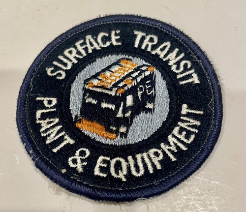 Vintage MTA NYCT Surface Transit Plant & Equipment 3”Patch-(Rare) | eBay
