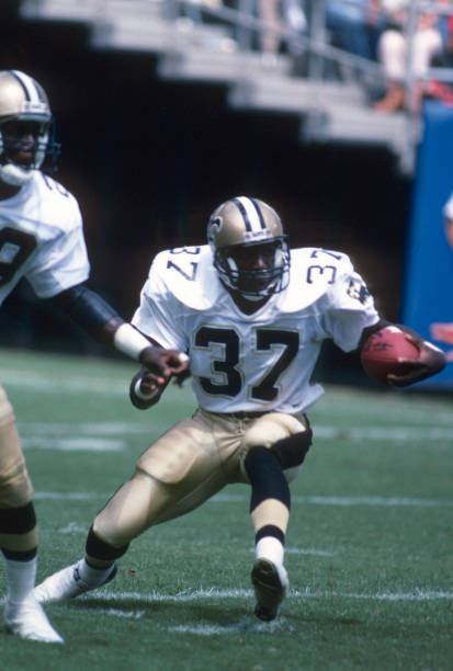 Mel Gray New Orleans Saints returns a kickoff v Atlanta Falc- Football ...