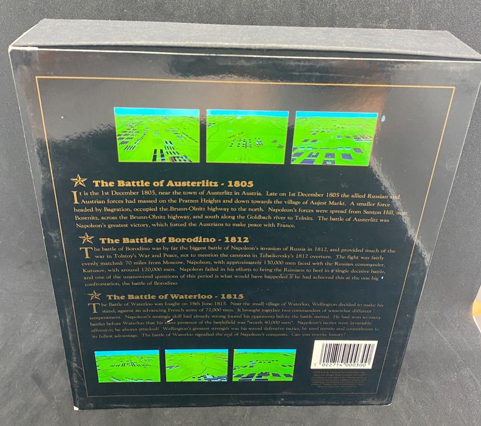 Napoleonics By Dr.Peter Turcan Komplette (Innenseite Neu) Große Kiste ...
