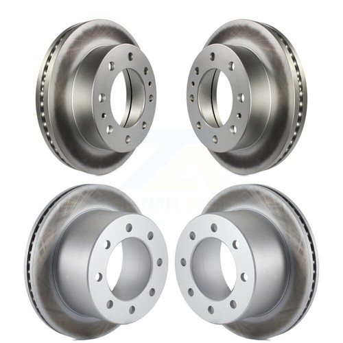 Front Rear Coat Disc Brake Rotors Kit For Chevrolet Silverado 3500 GMC ...