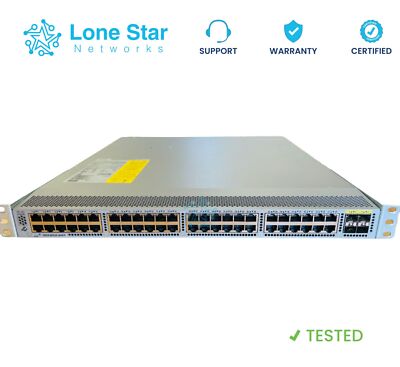 Cisco Nexus N3K-C3048TP-1GE 48 Port Gigabit 4 SFP 10G /Dual AC-Lifetime ...