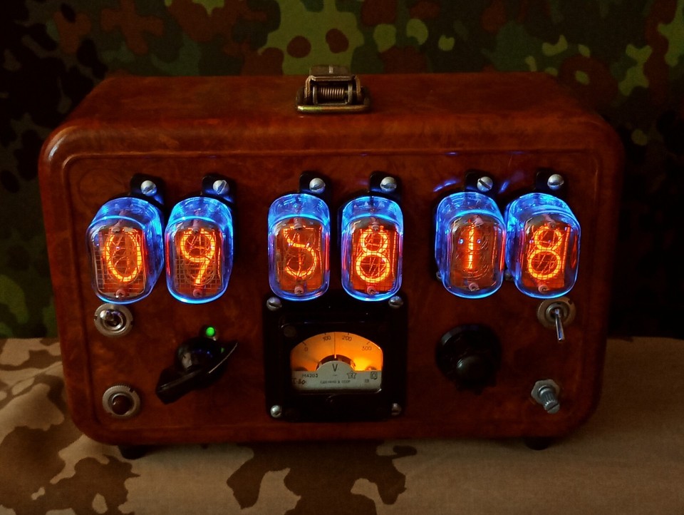 Nixie Tube Clock Military Metro 2033. | eBay