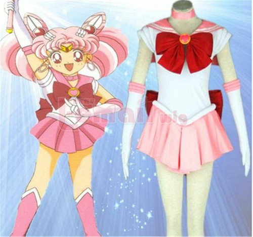 Cosplay Costume Pink Uniform Dress Sailor Suit Lu | eBay