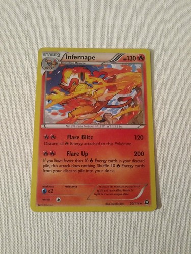 2x Infernape 20/114 Steam Siege Reverse Holo Rare Pokemon Card NM #39 ...