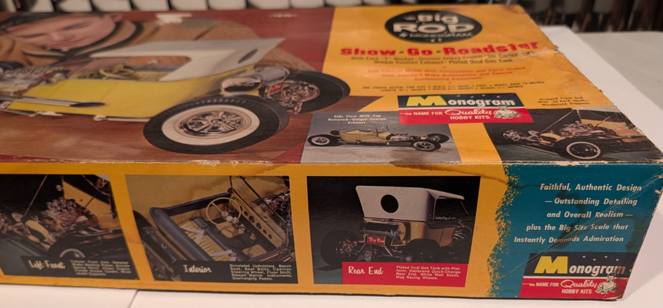 Monogram The Big Rod 1:8 Scale Model Kit - Started | eBay