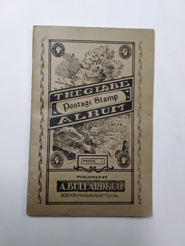 Vintage The Globe Postage Stamp Album Old USA Stamps 1871 | eBay