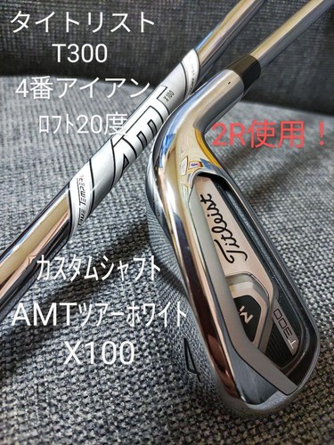 Titleist T300 4 Iron AMT Tour White X100 Shaft 20° Loft | eBay