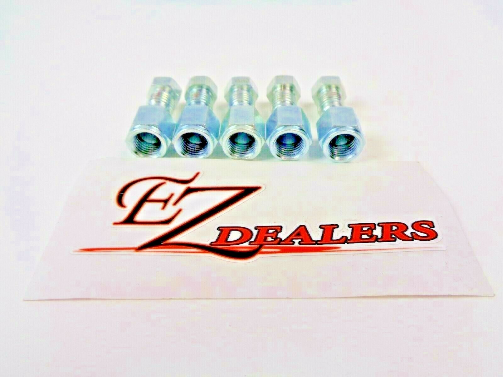 Hydraulic 1/4" JIC STEEL PLUGS & CAPS -4 AN fittings 5 SETS (10 PCS ...
