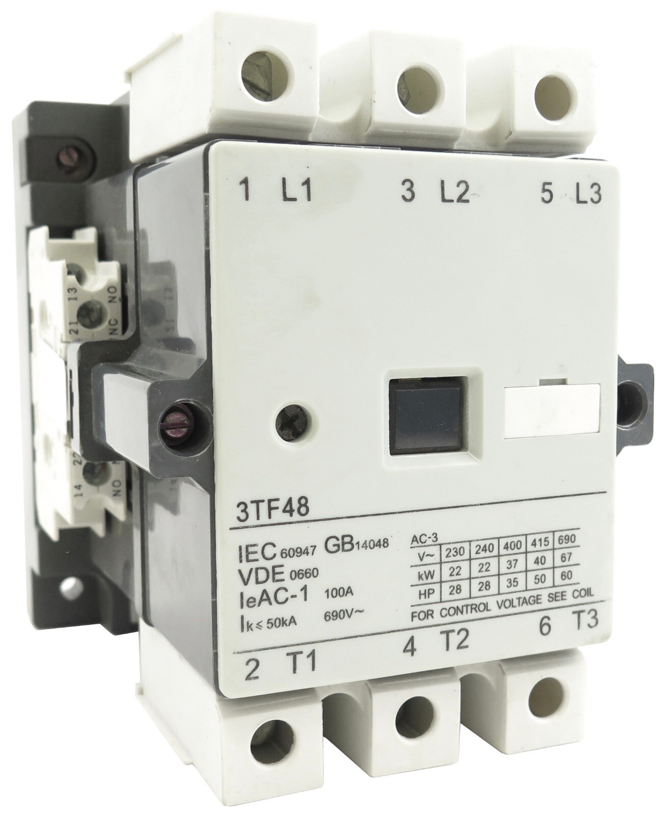 NEW DIRECT REPLACEMENT CONTACTOR FITS SIEMENS YC-CN 3TF48-3 220/240V AC ...