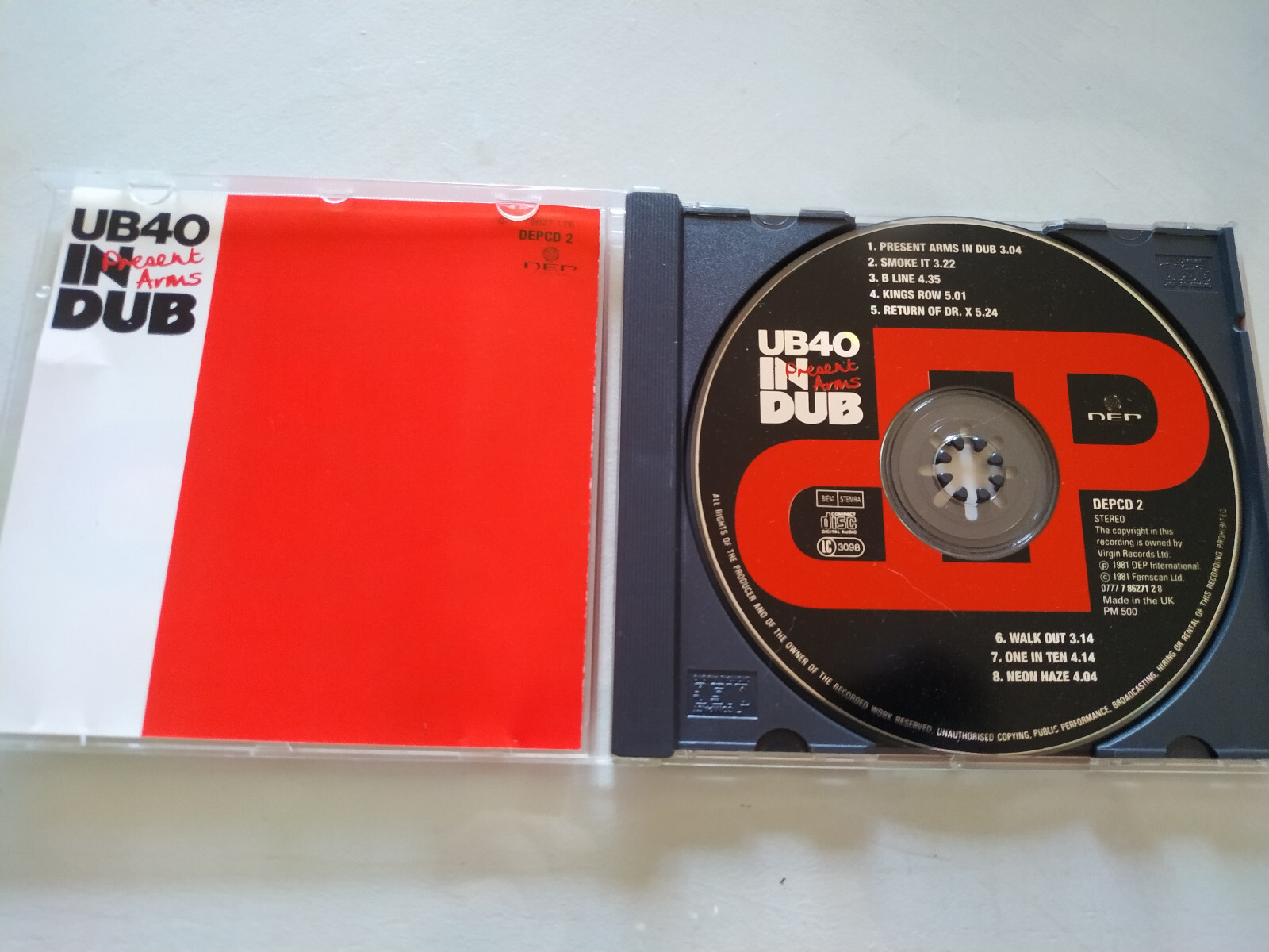 UB40 Present Arms In Dub 1981 Virgin - CD Am | eBay