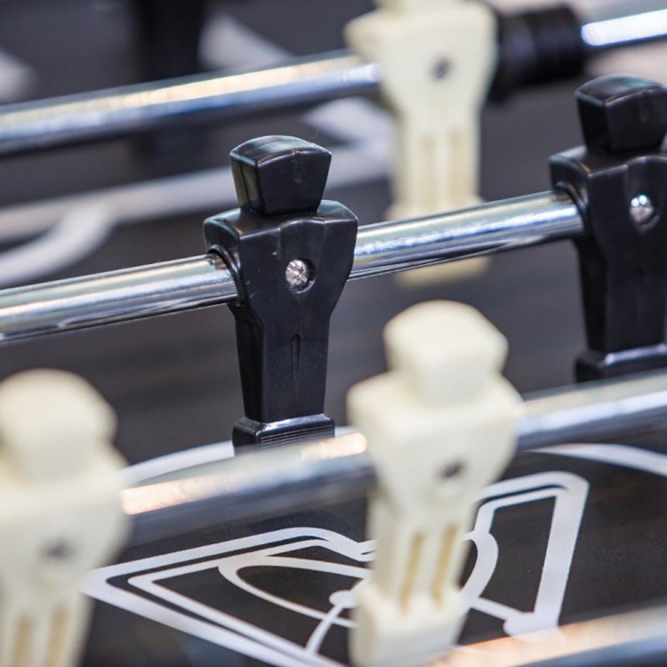 Foosball Table with Internal Ball Return and Ball Entry + Includes 4 ...