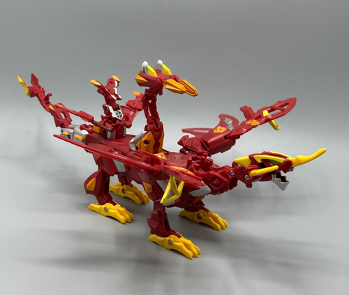 Bakugan Gundalian Invaders Pyrus Dragonoid Colossus Figure Red Dragon ...
