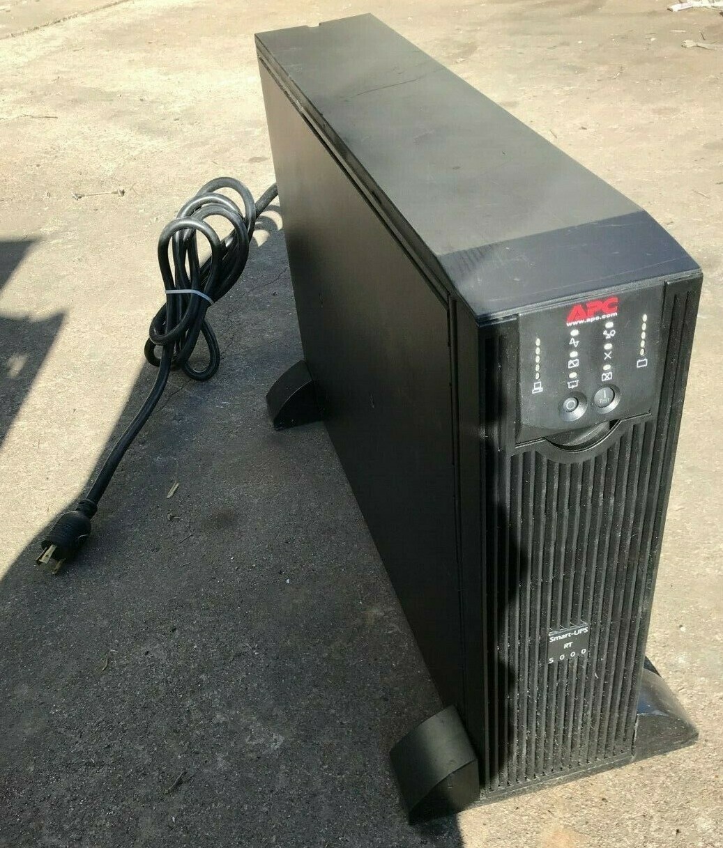 APC Smart UPS RT 5000 VA Server Battery Backup P/Supply 208V Local Pick ...