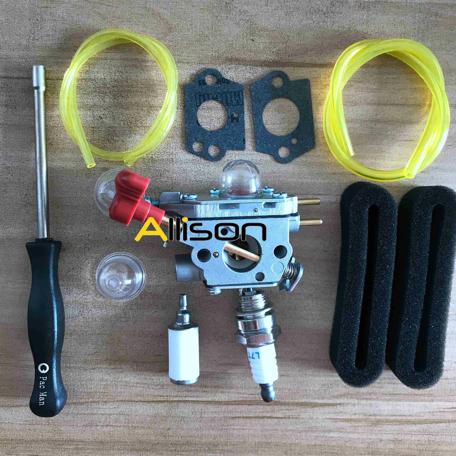 Carburetor Kit For Craftsman Remington Troy-Bilt Murray 25cc Two-Cycle ...