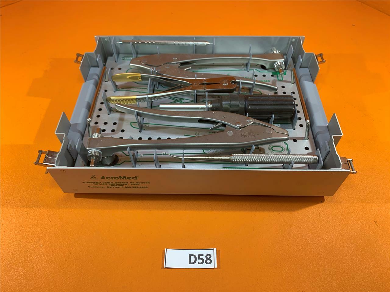 Songer Acromed 7825-099 Cable System Instrument Case, Set of 6 | eBay