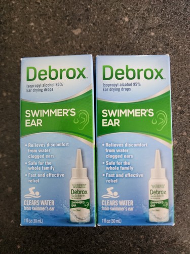 Debrox Swimmer's Ear Drying Drops For Adults & Kids, 1 fl oz EXP: 07/26 ...