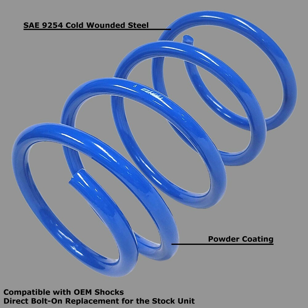Manzo USA Blue Street Lowering Springs Kit For 05-10 Chrysler 300C 5.7L ...
