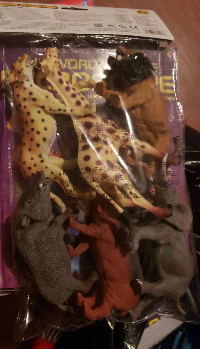 Wild Republic Polybag AFRICAN Animal Collection 6 Piece PVC Plastic ...