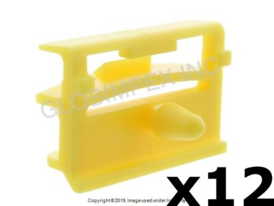BMW (2006-2012) Rocker Panel Moulding Clip (Yellow) (12) AUVECO +1 YEAR ...