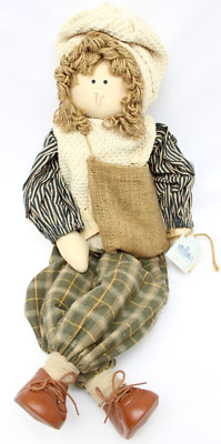 RARE Vtg 1995 Personal Touch Trisha Ann's Country Coll 18" Newsie Cloth ...