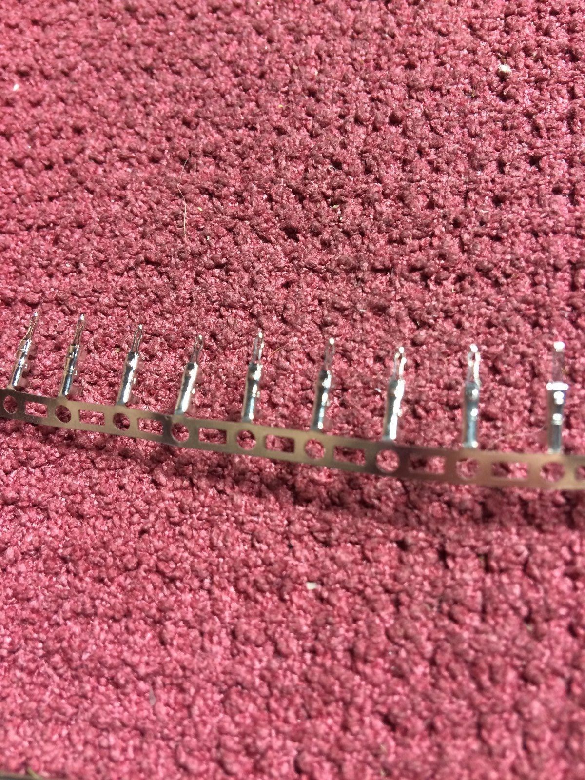 225 pcs Taiwan King Pin 100T(LF) 2.0mm pitch Crimp pin Brass-Nickel-Tin ...