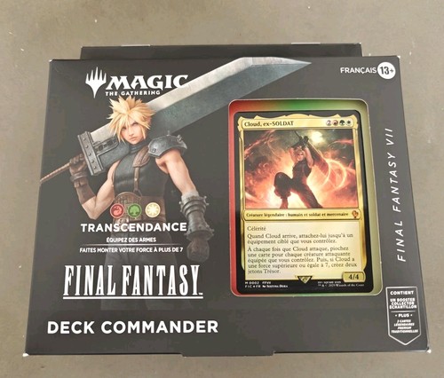 Magic The Gathering Final Fantasy Commander DECK TRANSCENDANCE CLOUD FR ...