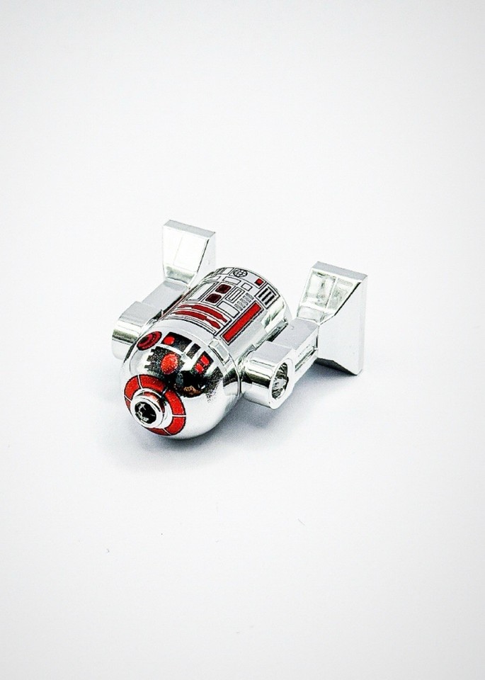 Lego Chrome Silver Red Astromech Droid R2-BHD Star Wars New!! | eBay